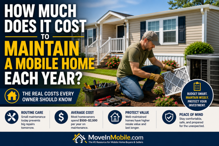 How Much Does Mobile Home Maintenance Cost?